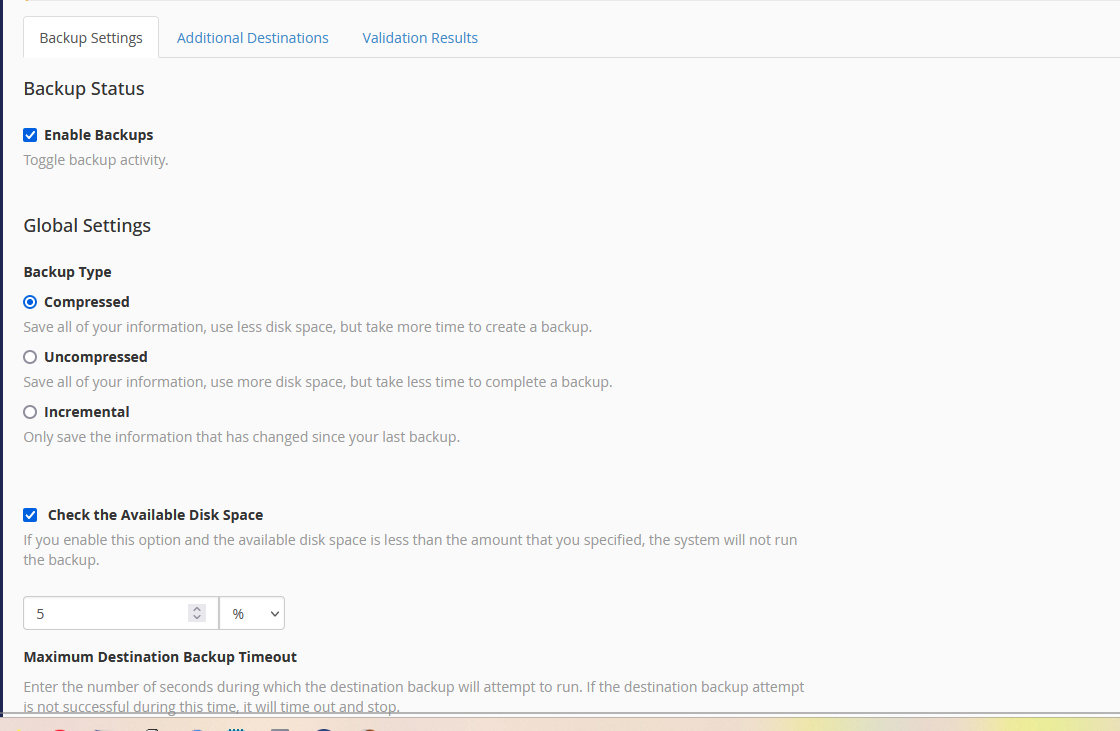 How To Setup Server Backup Configuration In Whm Cpanel Vpsjungle